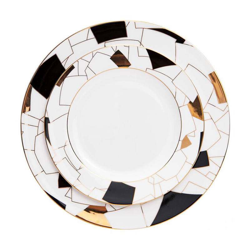 European Style Ceramic Wedding Plate Set Wholesale in China