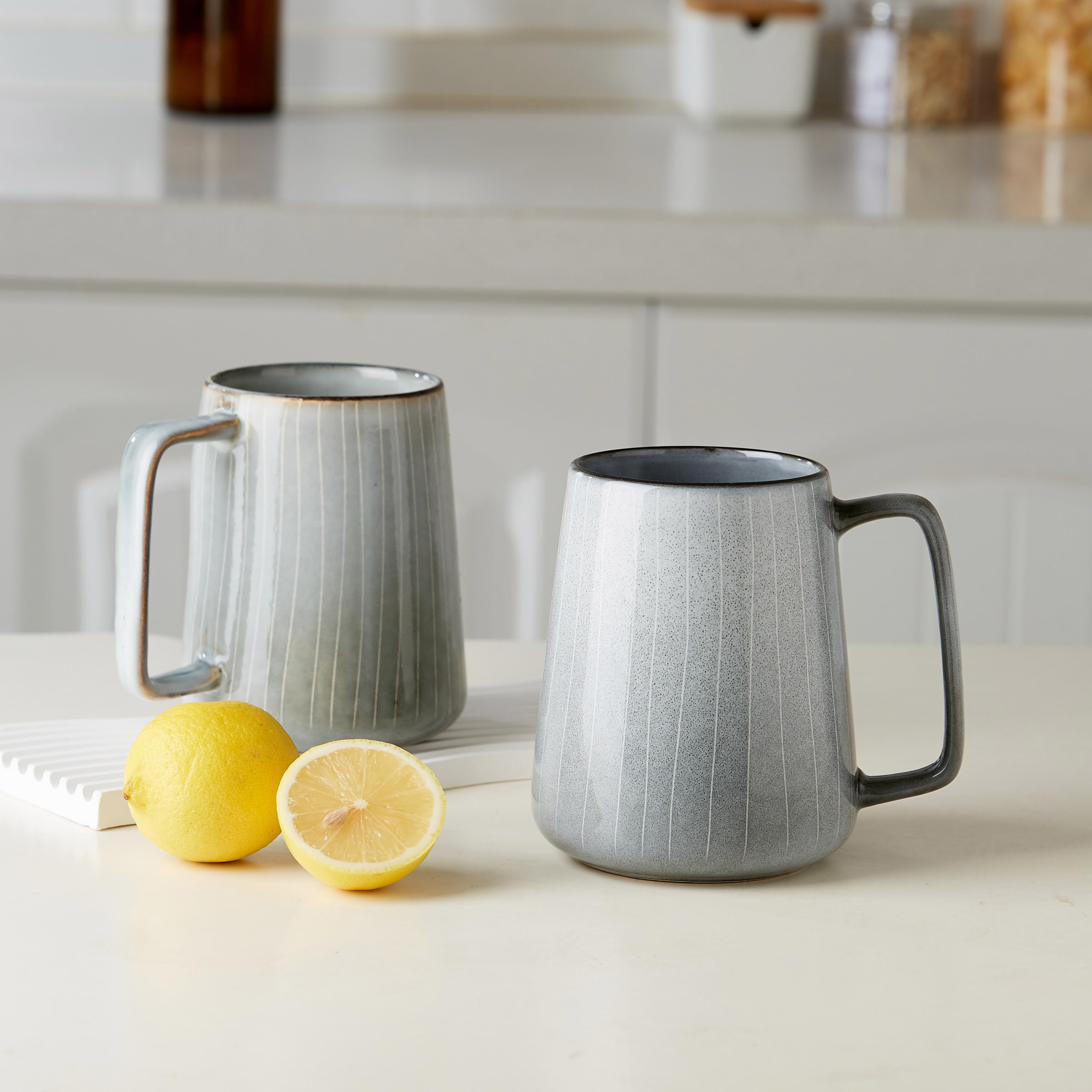 24 OZ Large Handle Ceramics Coffee Mugs Wholesale in China – Premium ...
